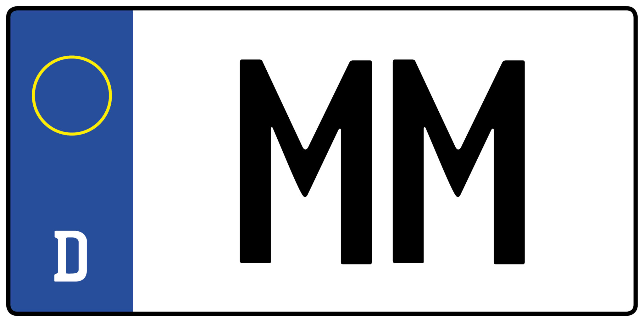 Kfz Kennzeichen Mm