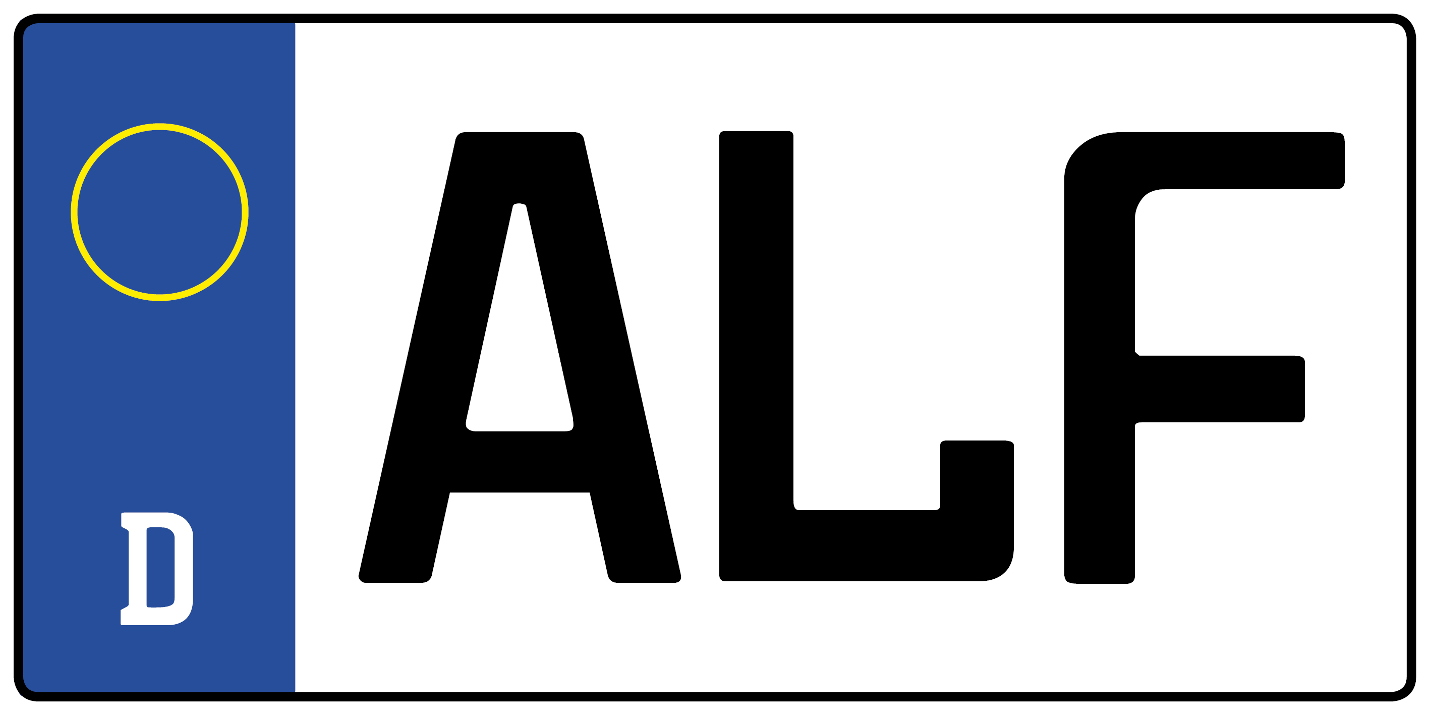 Kfz Kennzeichen Alf
