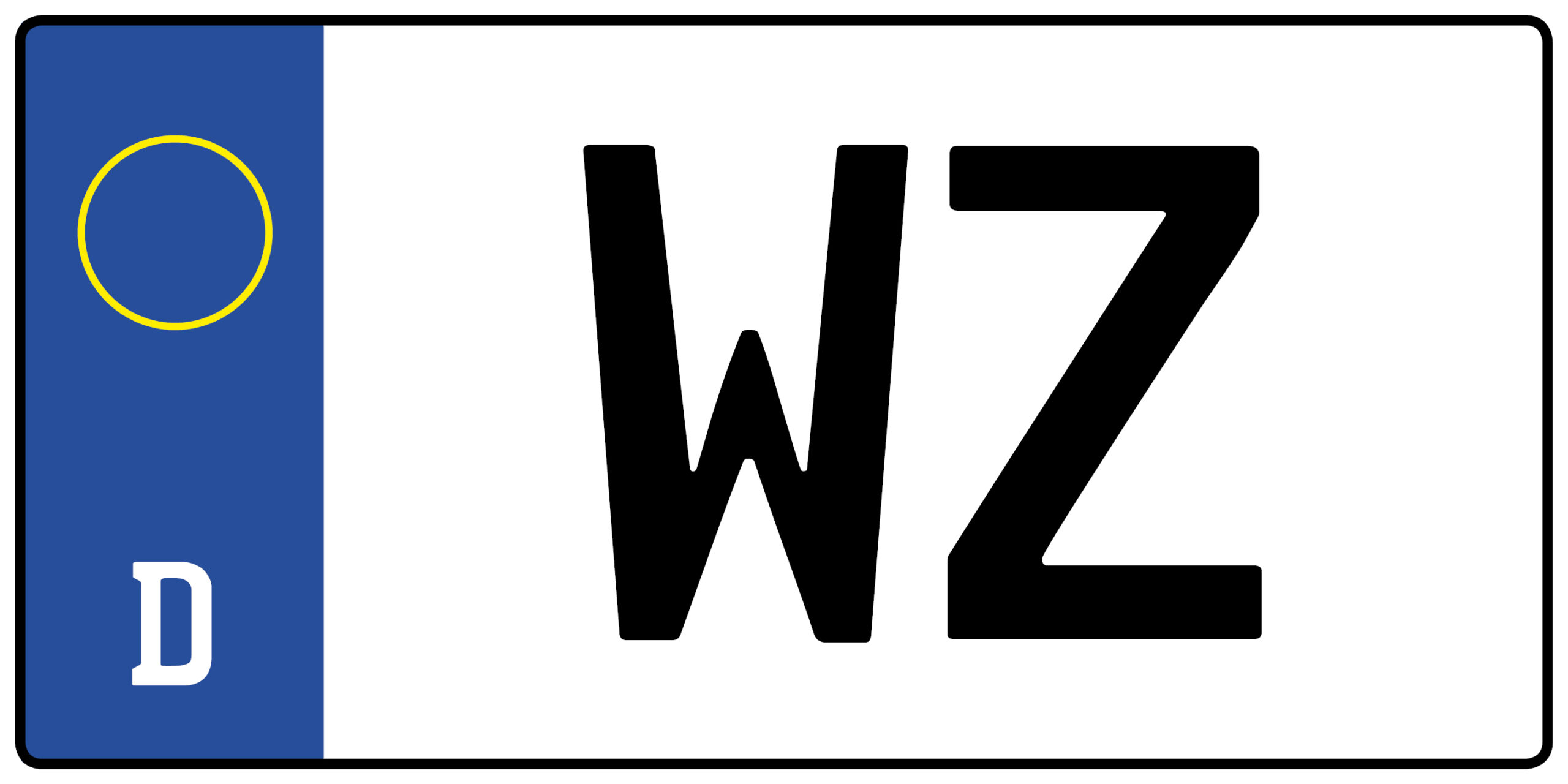 Wofür steht das Auto-Kennzeichen WZ? - Autokennzeichen Info