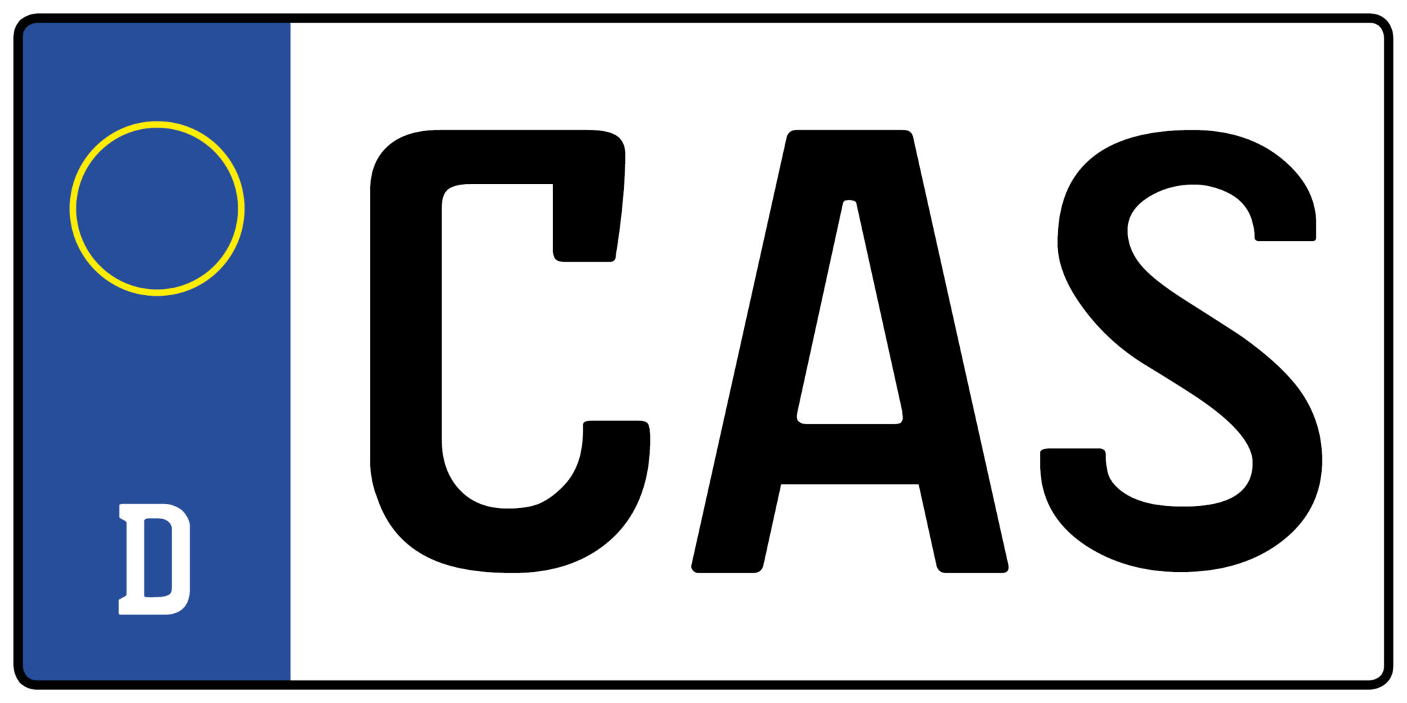 CAS // Wofür steht das Auto-Kennzeichen CAS? - Autokennzeichen Info