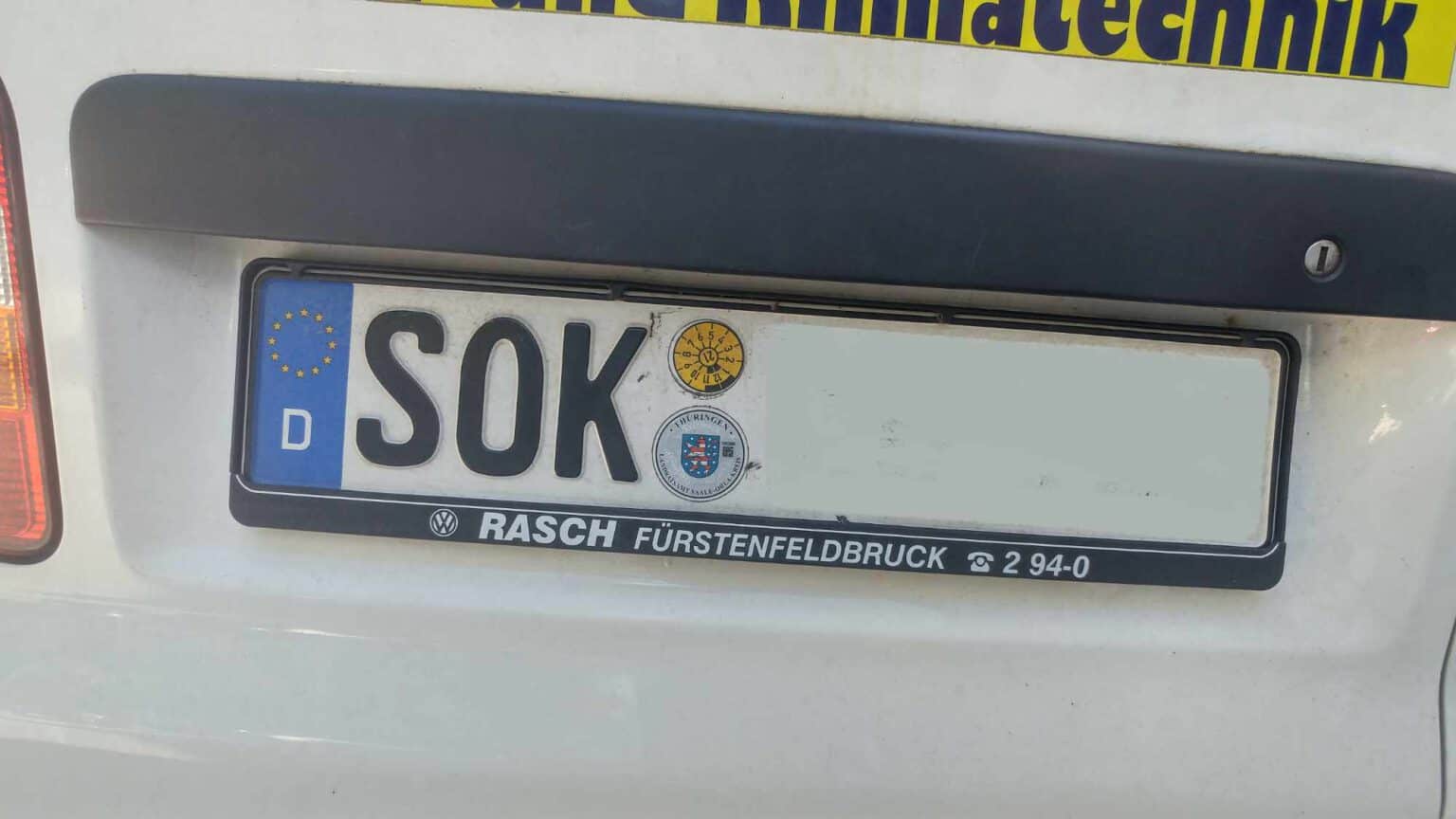 Sr Kennzeichen Deutschland