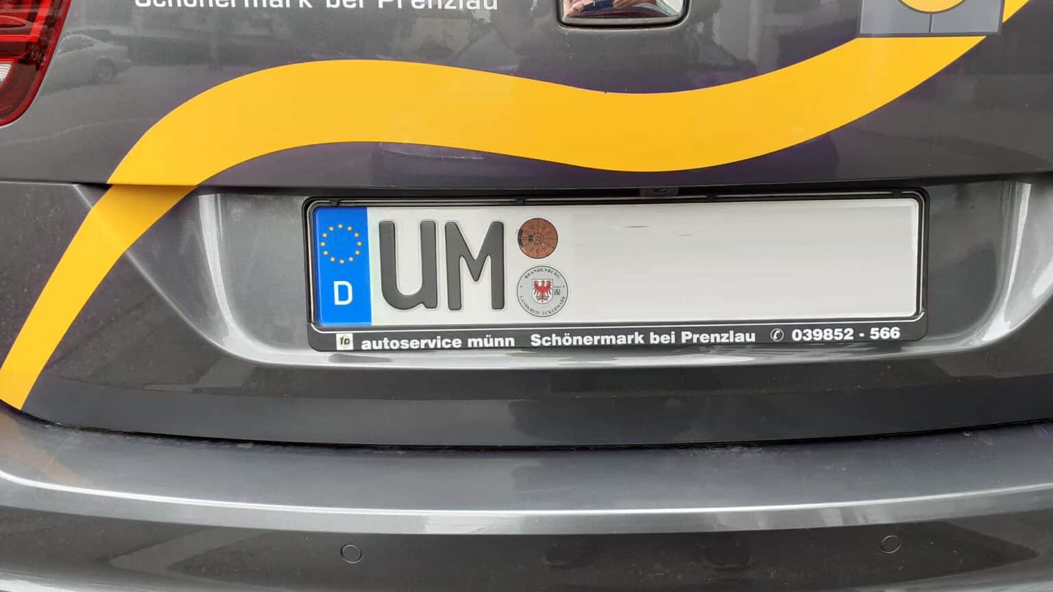 Wunderbar Pm Kfz Kennzeichen Bild