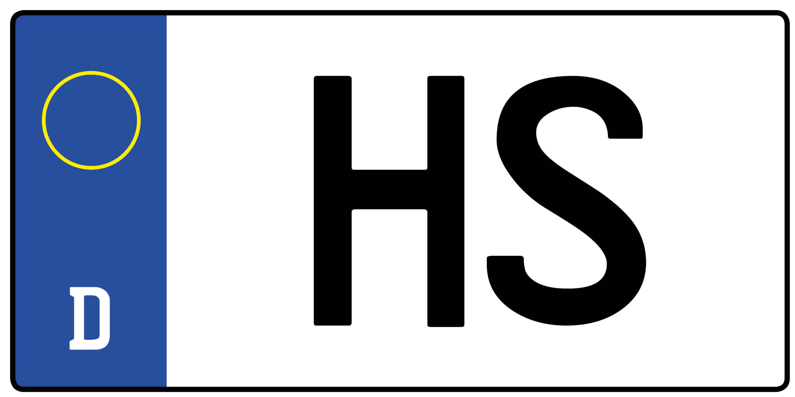 Hs Kfz Kennzeichen