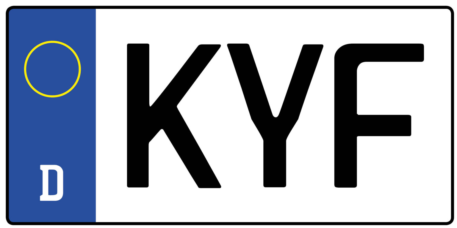 Kennzeichen KYF // Wofür steht das Auto-Kennzeichen KYF?