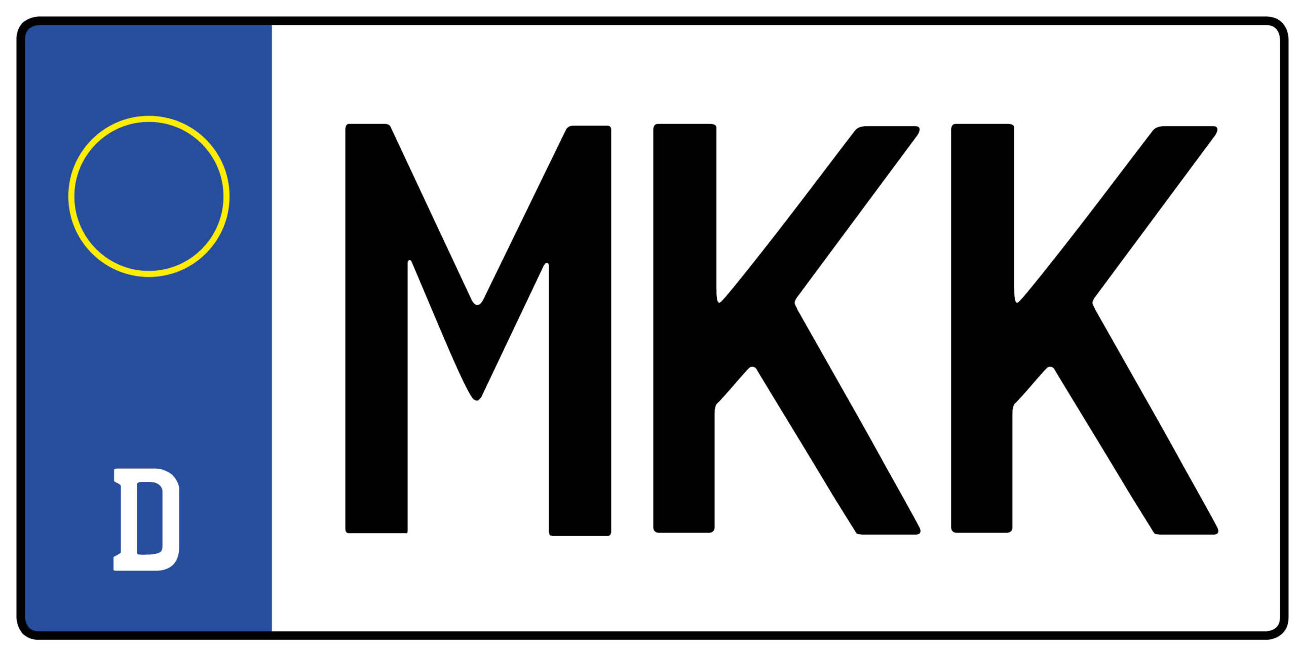 MKK // Wofür steht das Auto-Kennzeichen MKK? - Autokennzeichen Info