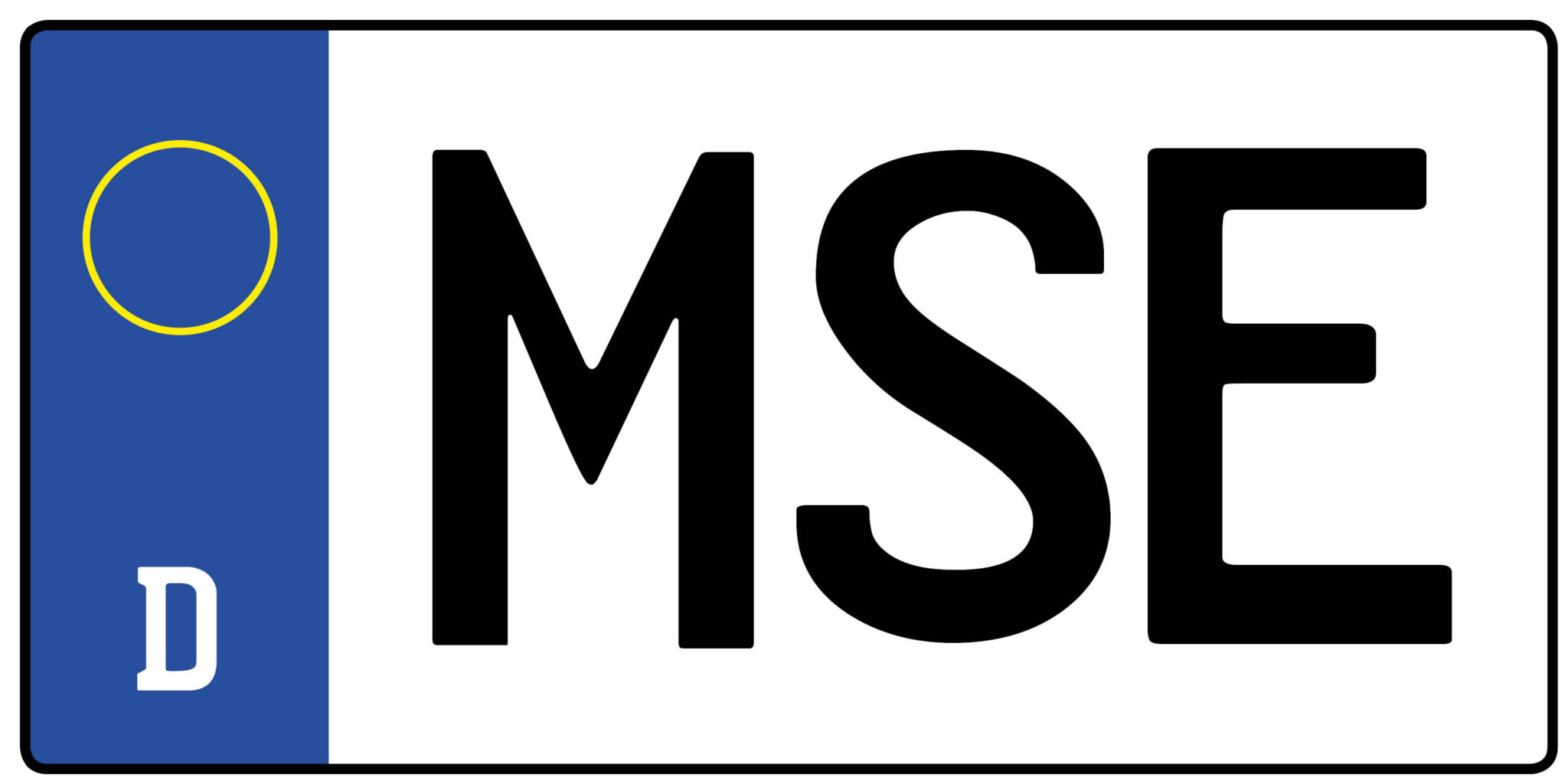 Kfz Kennzeichen Mse