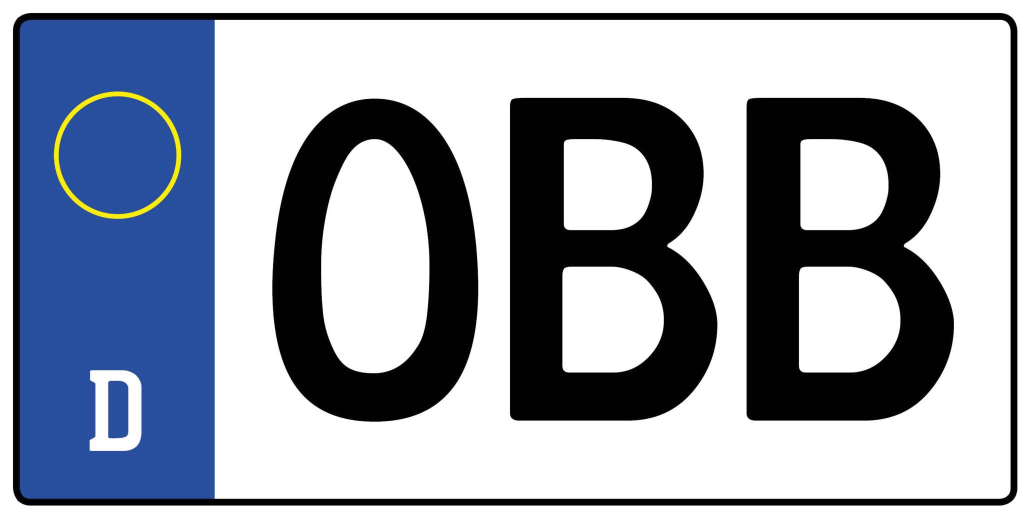 OBB // Wofür steht das Auto-Kennzeichen OBB? - Autokennzeichen Info