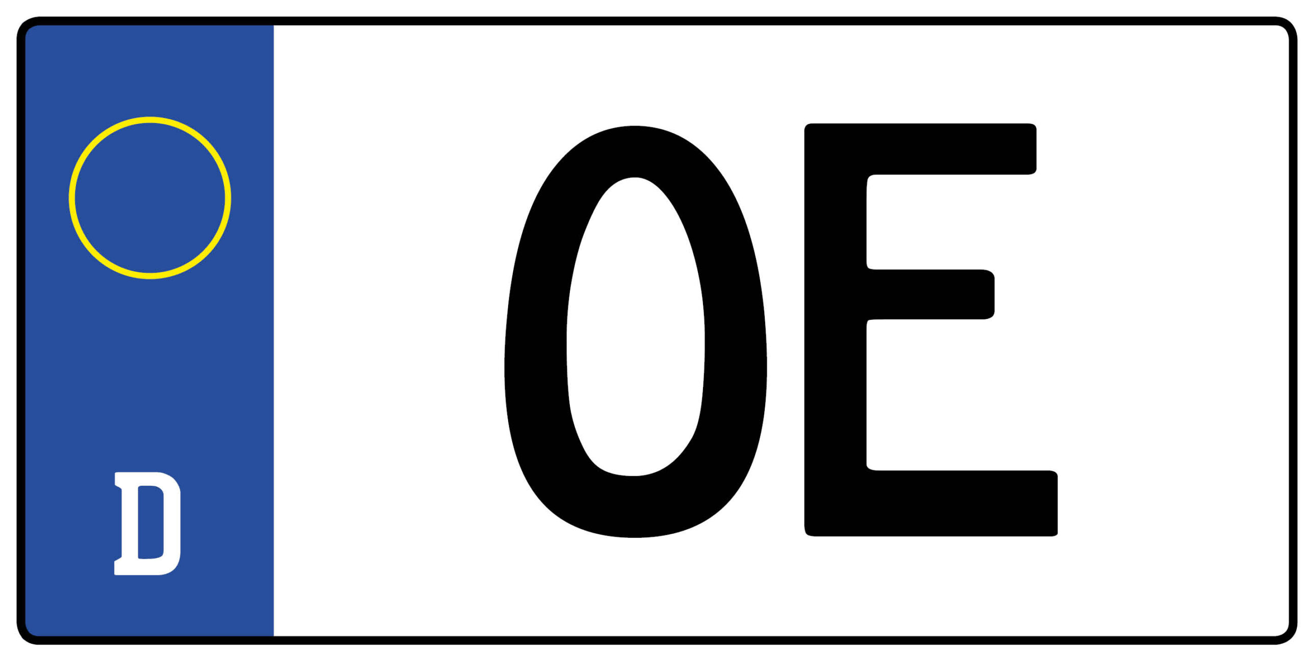 OE // Wofür steht das Auto-Kennzeichen OE? - Autokennzeichen Info