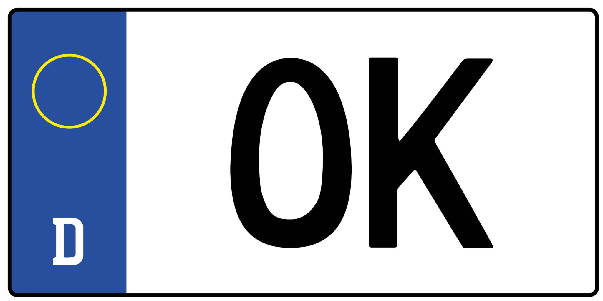 Ok Kfz Kennzeichen