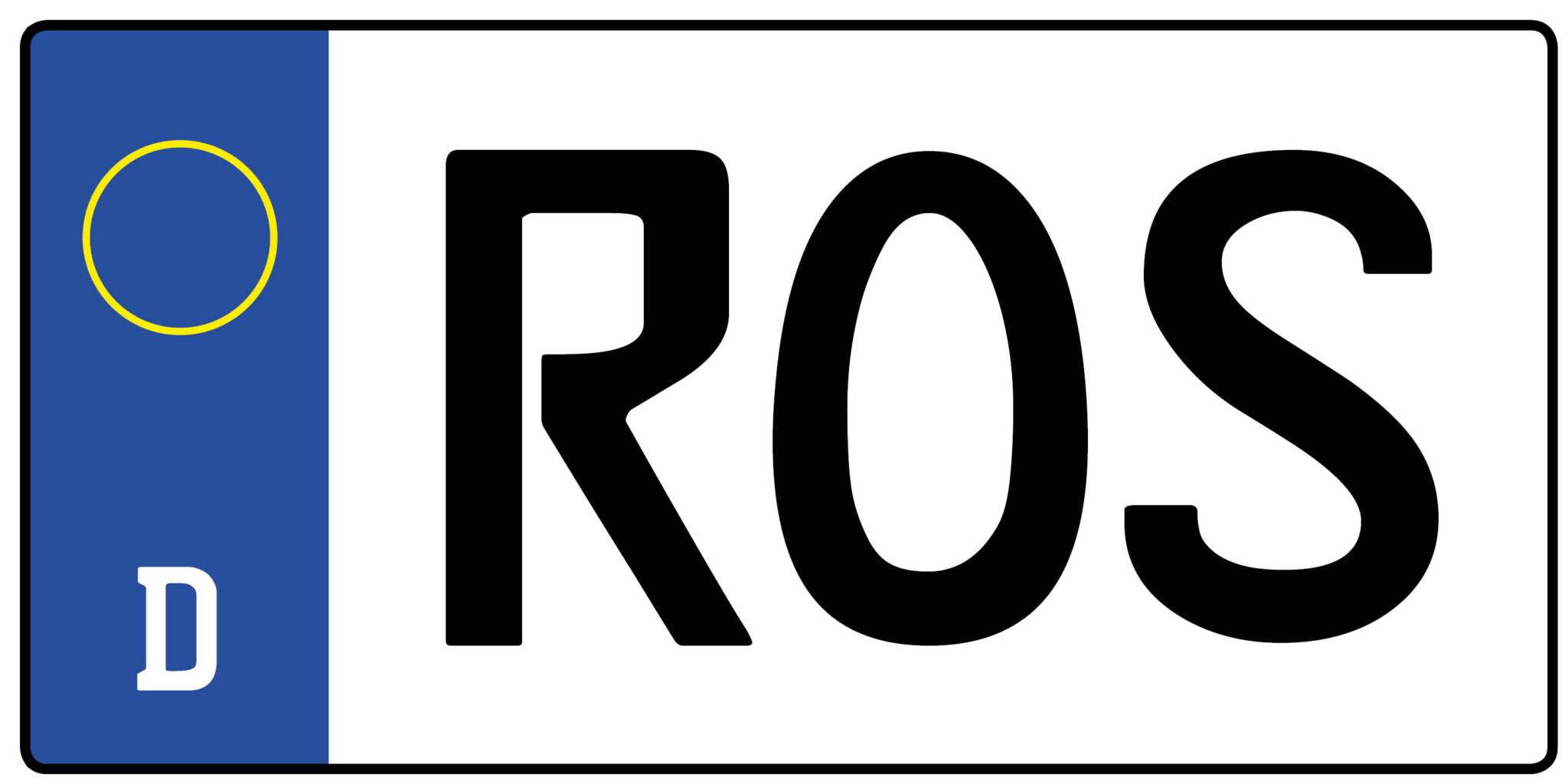 Kfz Kennzeichen Ros