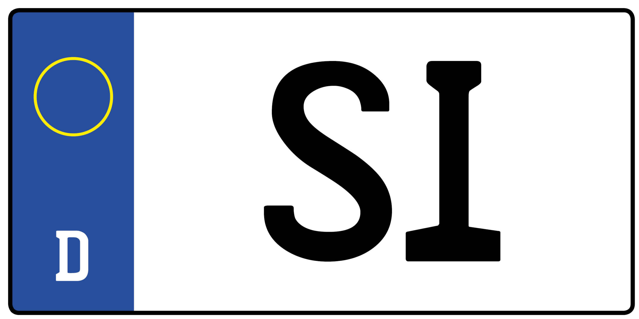 Kfz Kennzeichen Si