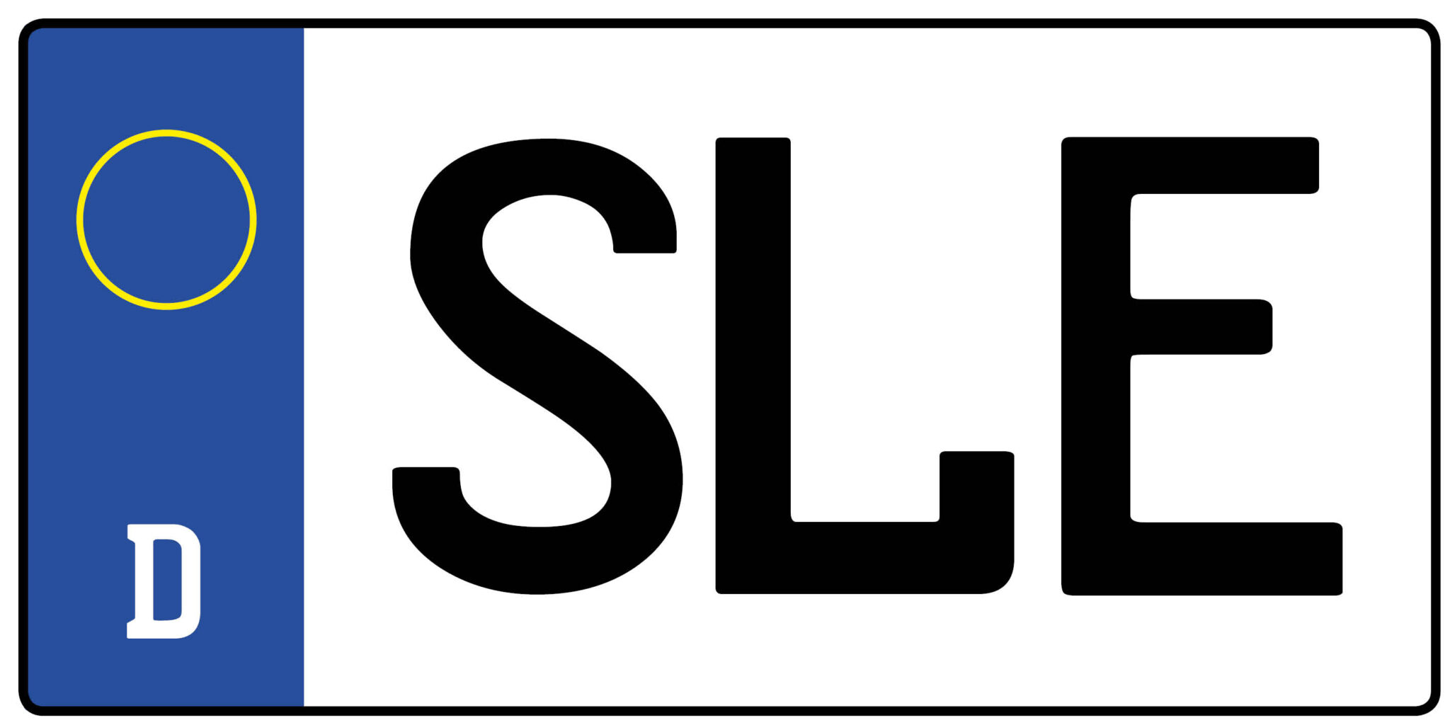 Kfz Kennzeichen Sle
