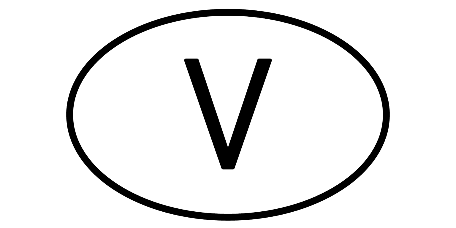 Länderkennzeichen HR - Autokennzeichen Info